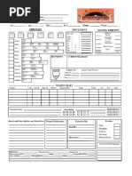 Zweihander - Character Sheet (Form Fillable) | PDF