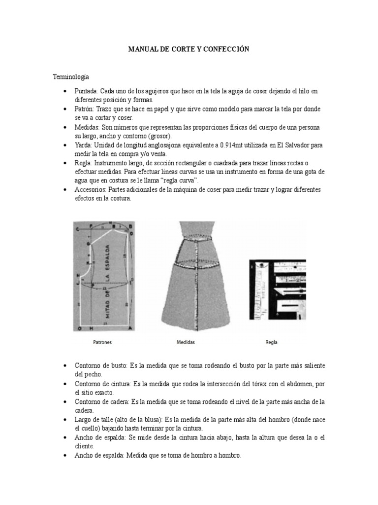 Manual Corte y Confeccion | PDF | Máquina de coser