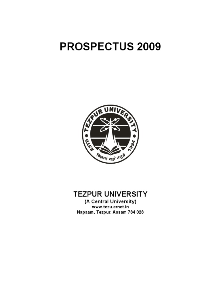 Prospectus 2009 | PDF | University And College Admission | Academic Degree