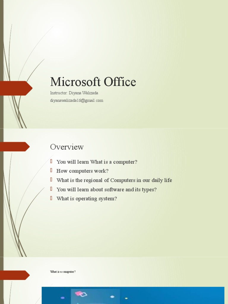 Microsoft Office | Download Free PDF | Graphical User Interfaces | Command Line Interface