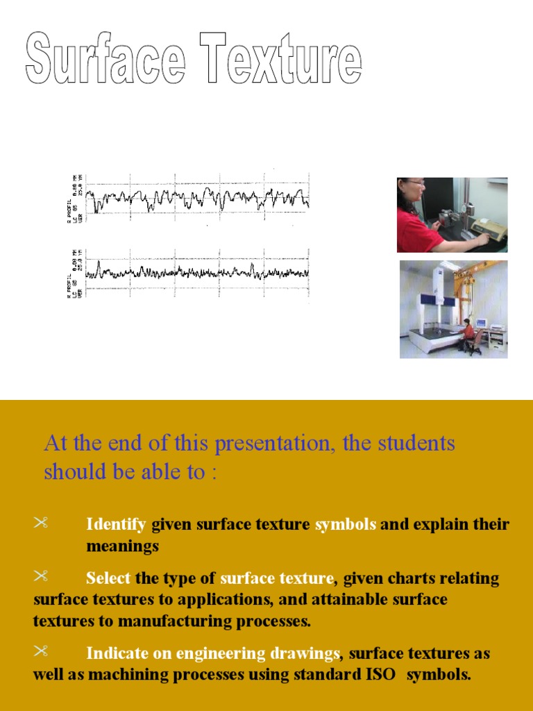 Surface Texture | PDF | Surface Roughness | Wear