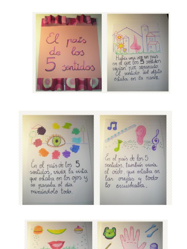 Cuento de Los 5 Sentidos | PDF