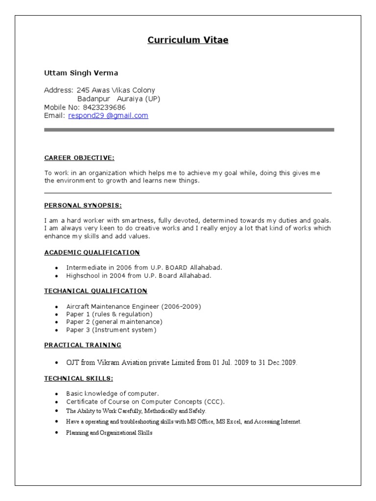 1234 Resume (Uttam) complete | PDF