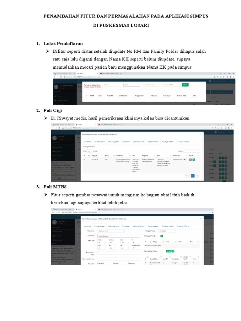 Penambahan Fitur Dan Permasalahan Pada Aplikasi Simpus | PDF