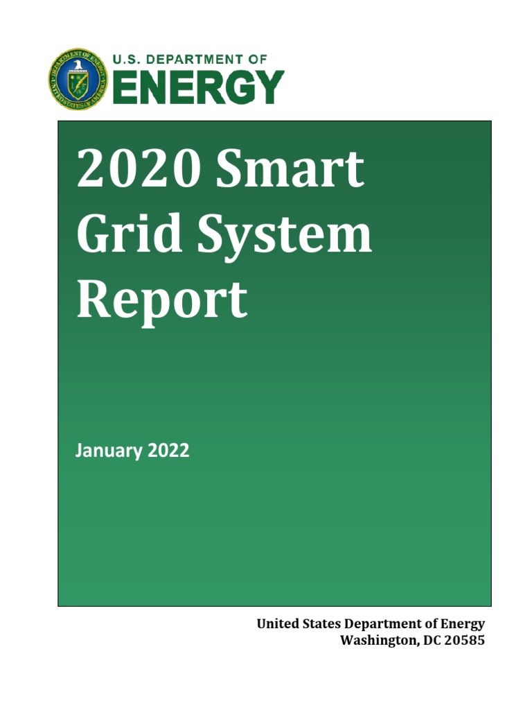2020 Smart Grid System Report_0 | PDF | Smart Grid | Electrical Grid