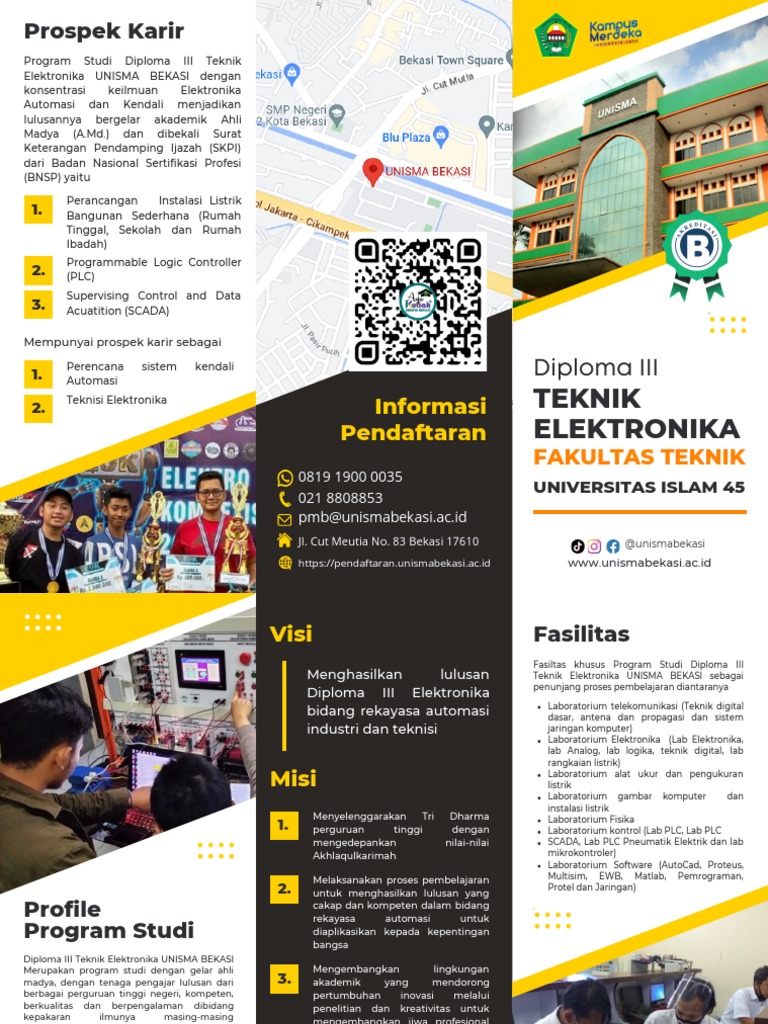 Contoh Brosur D3 Teknik Elektro | PDF