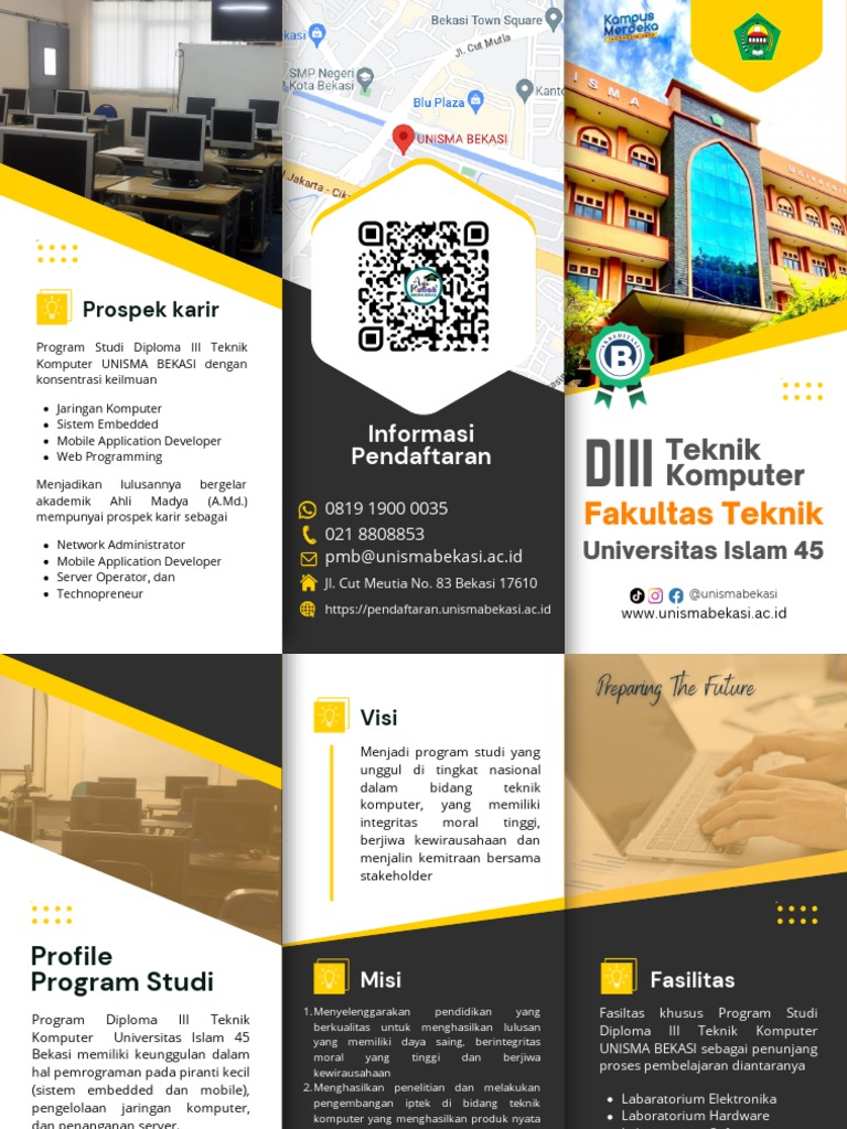 Contoh Brosur D3 Teknik Komputer | PDF