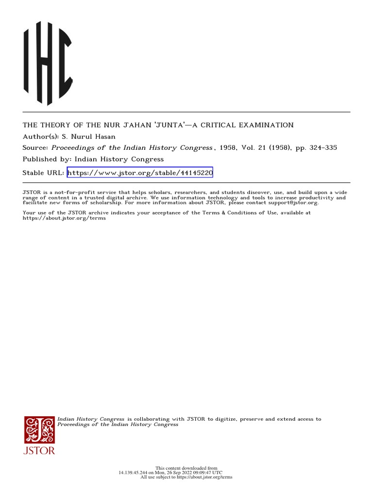 Nur Jahan | PDF | Religion & Spirituality | Classics
