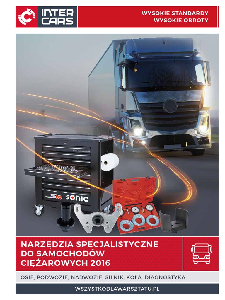Narz Dzia Specjalistyczne Do Samochod W I Arowych | PDF