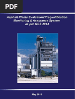 Asphalt Plant Inspection Checklist | PDF | Weighing Scale | Asphalt