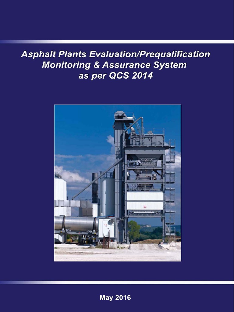 Asphalt Plant Monitoring Guidelines Pdf Asphalt Thermometer