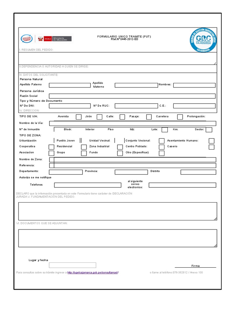 Fut Ugel Cajamarca | PDF