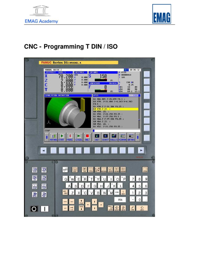 Schulung - CNC Programming en | PDF | Numerical Control | Metalworking