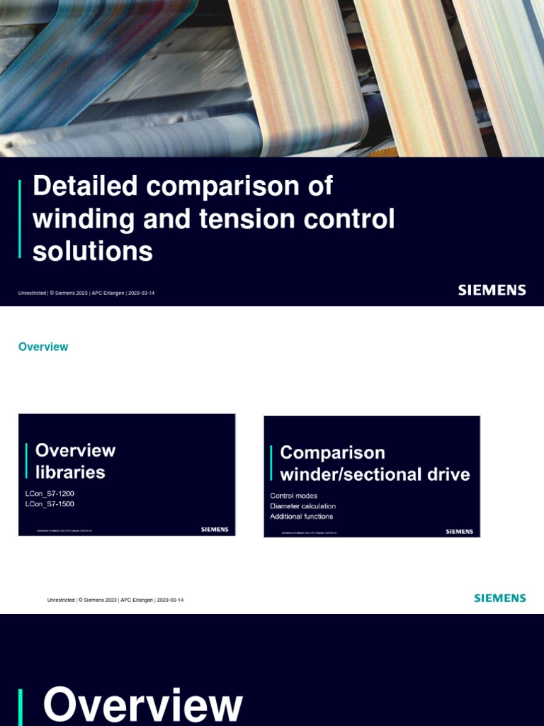 Winding and Tension Control Solutions | PDF | Mechanical Engineering