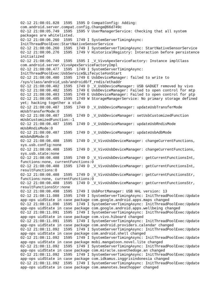 Log | PDF | Computer Science | Operating System Families