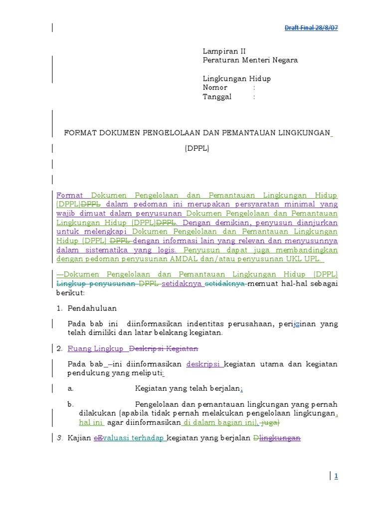 Lampiran 2 Draft Perbaikan | PDF