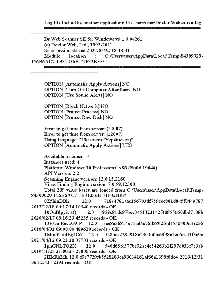 Log File | PDF | Computer Virus | Microsoft Windows Log File | PDF | Computer Virus | Microsoft Windows