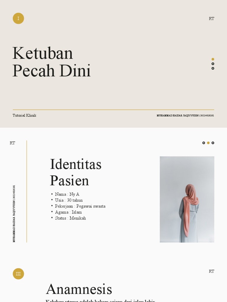 Muhammad Haidar T - Ketuban Pecah Dini | PDF