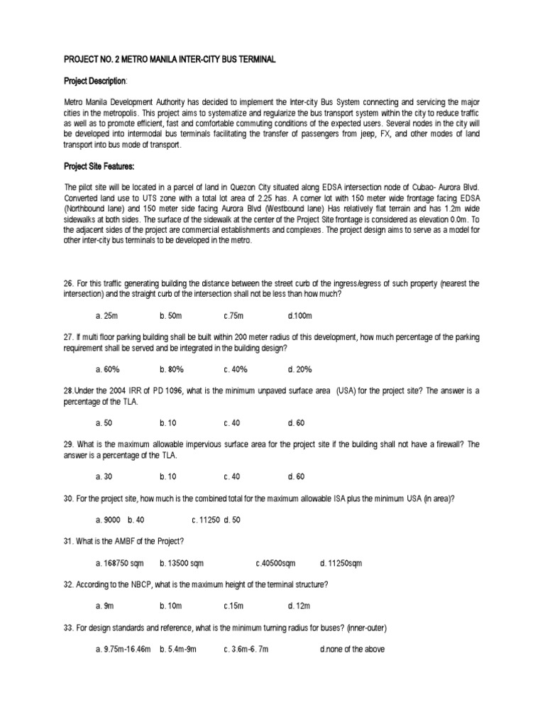 Bus Terminal | PDF | Transport