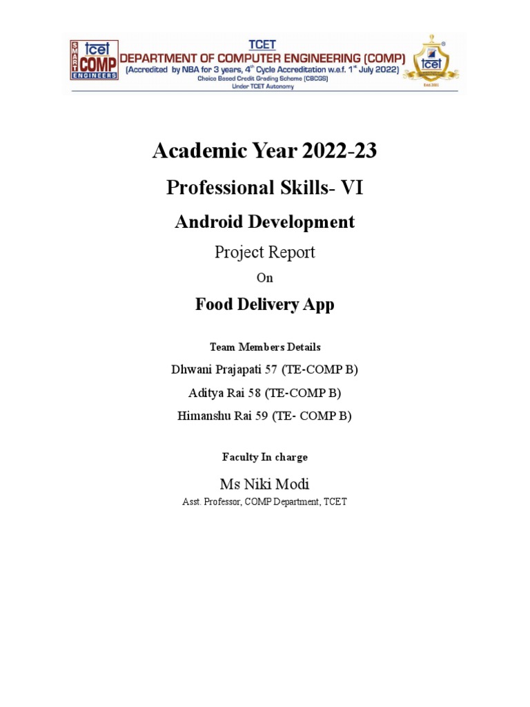 ps6 Final Report | PDF | Android (Operating System) | Databases