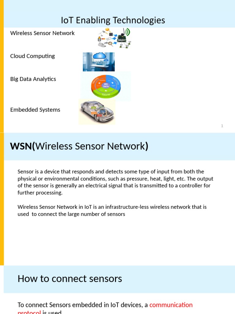 IOT UNIT 1 Part 2 | PDF | Internet Of Things | Wireless Sensor Network