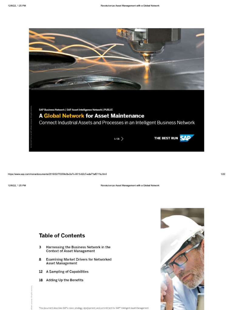 SAP Business Network Asset Collaboration | PDF