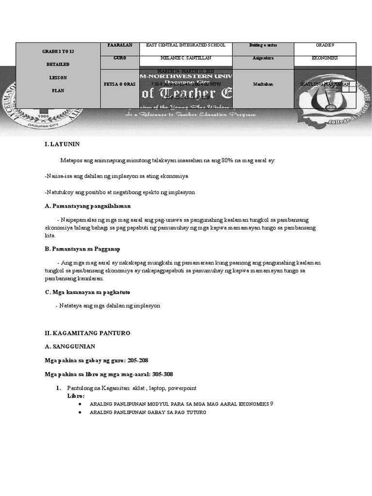 Dahilan NG Implasyon | PDF Dahilan NG Implasyon | PDF