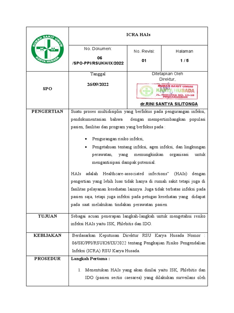 SPO ICRA HAIs PPI 4 | PDF