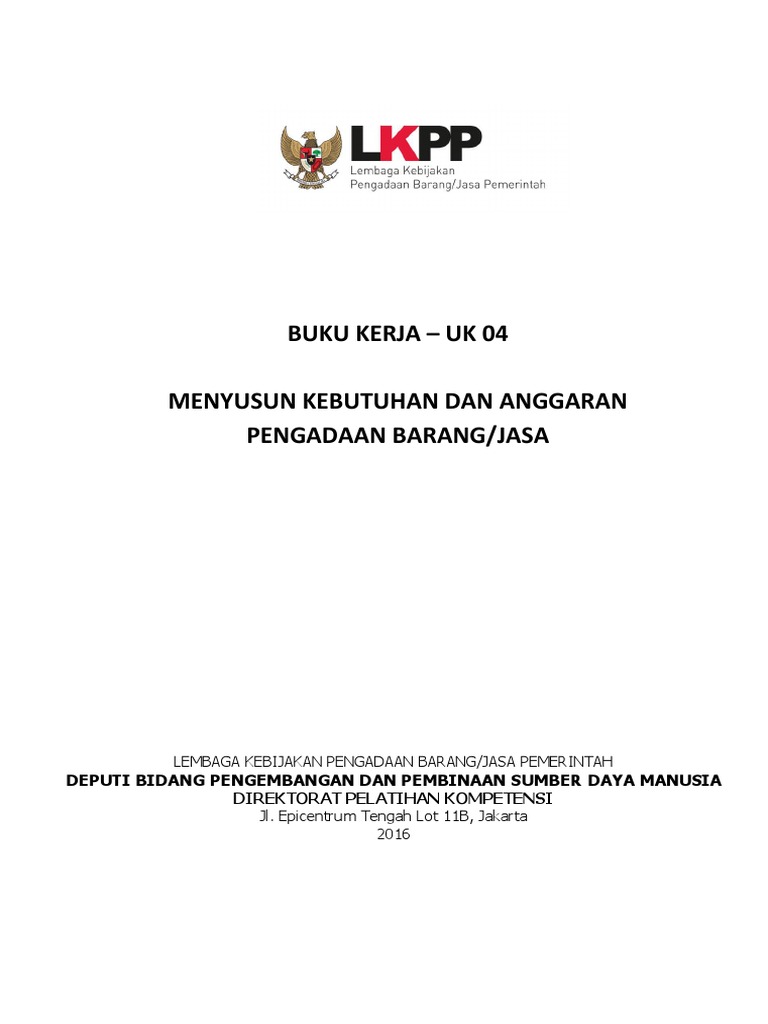 Buku Kerja UK 042 | PDF