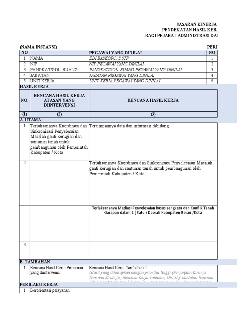 Form SKP JA - JF (Kuantitatif) Joni Kasim 2022 | PDF