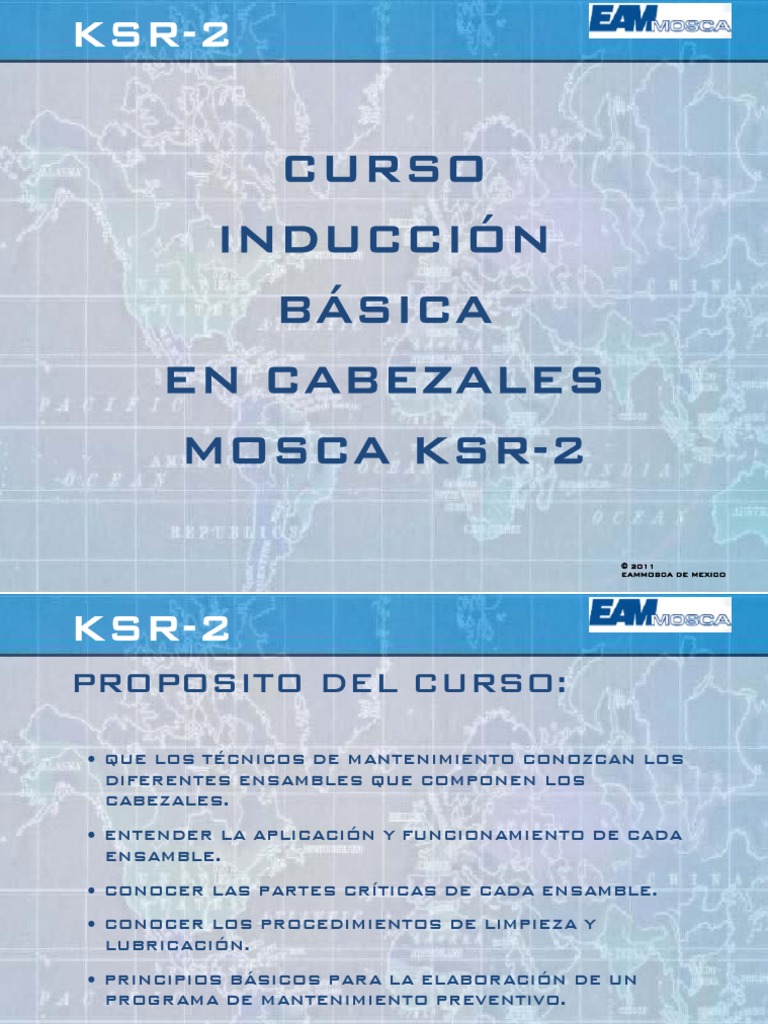 Curso Básico de Mantenimiento KSR-2 | PDF | Tornillo | Máquinas