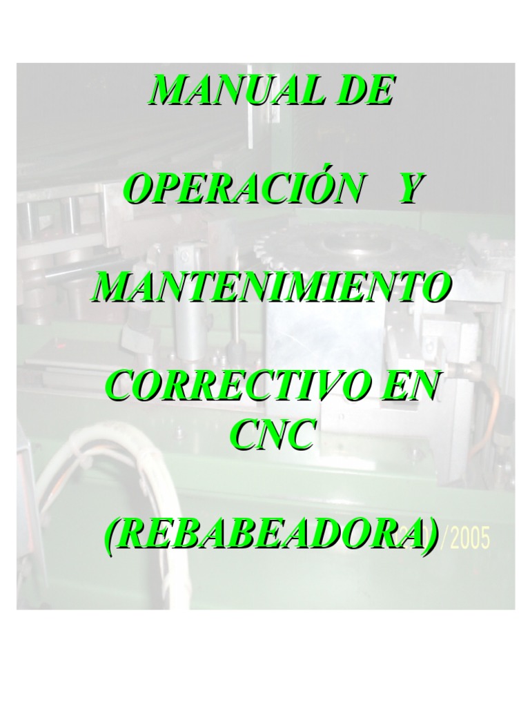 Manual Urban | PDF | Control numerico | Herramientas