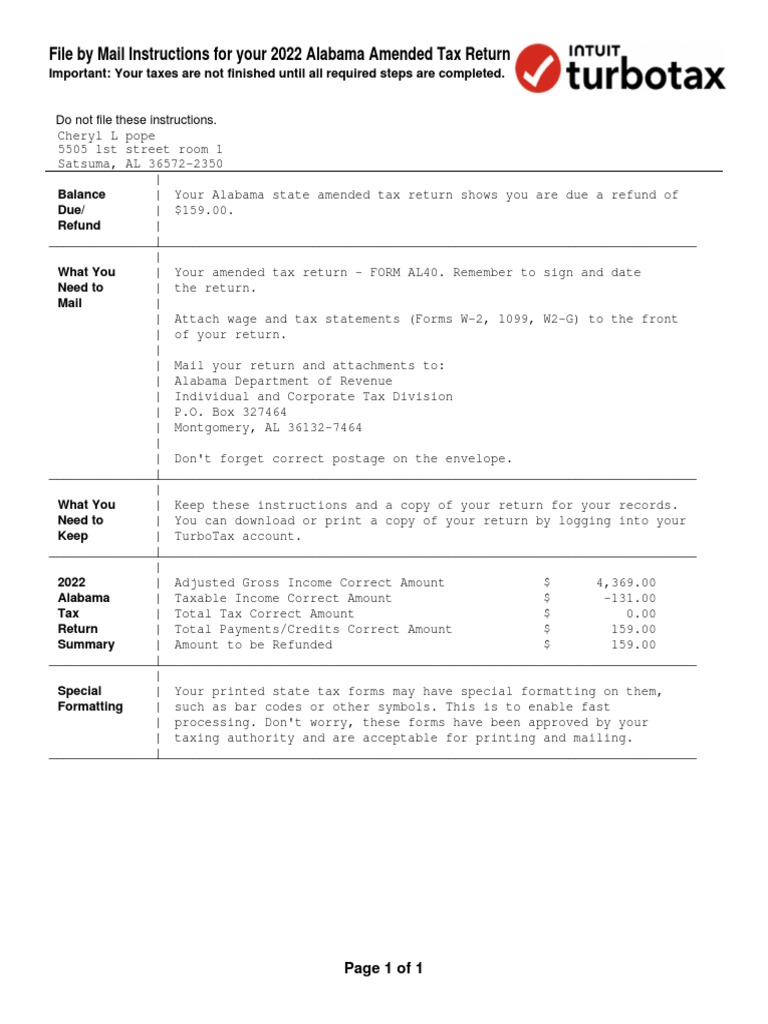 Tax Return | PDF | Irs Tax Forms | Tax Refund