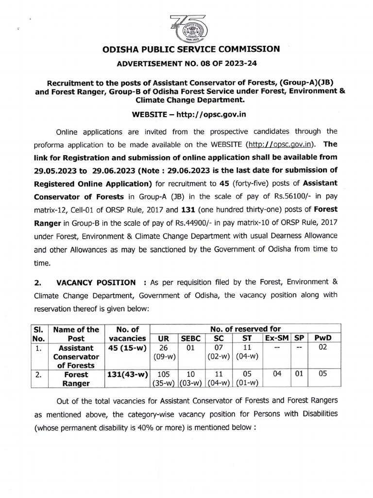 Notification-OPSC-ACF-and-F | PDF