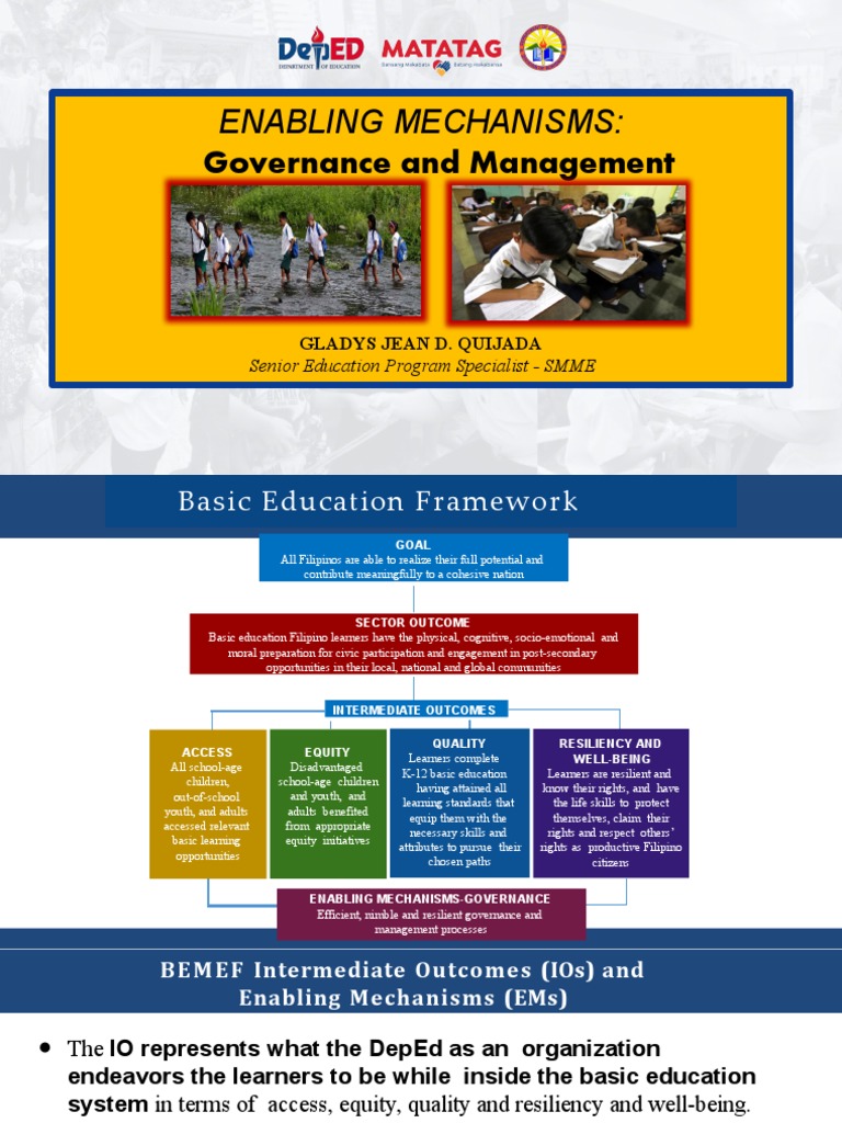 Enabling Mechanisms GOVERNANCE | PDF | Governance | Procurement