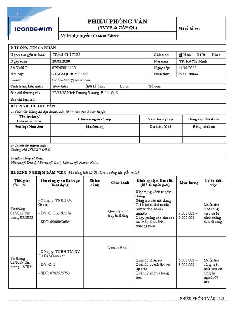 Icon - PPV NVVP & QL | PDF