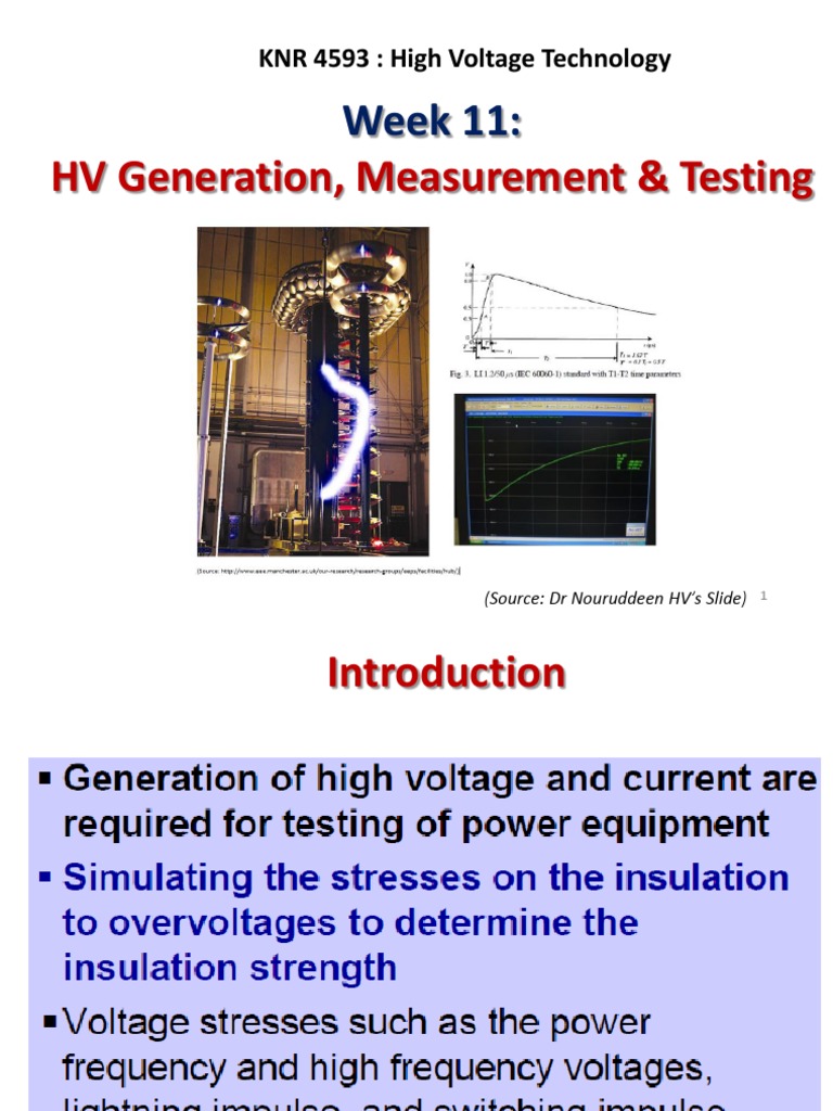 Week11-HV Generation-Measurement | PDF | Rectifier | High Voltage ...