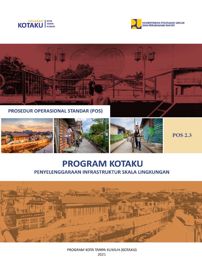 POS Penyelenggaraan Infrastruktur Skala Lingkungan TH 2021 Pos 2.3 Kotaku | PDF