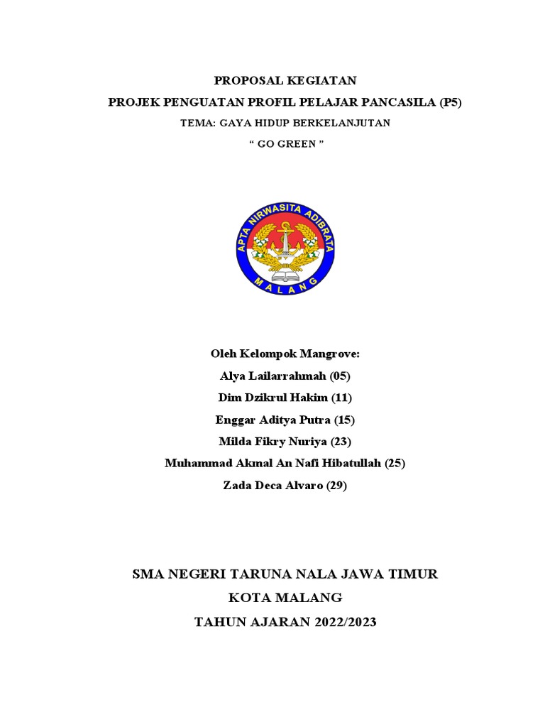 Proposal Proyek Green House P5 | PDF