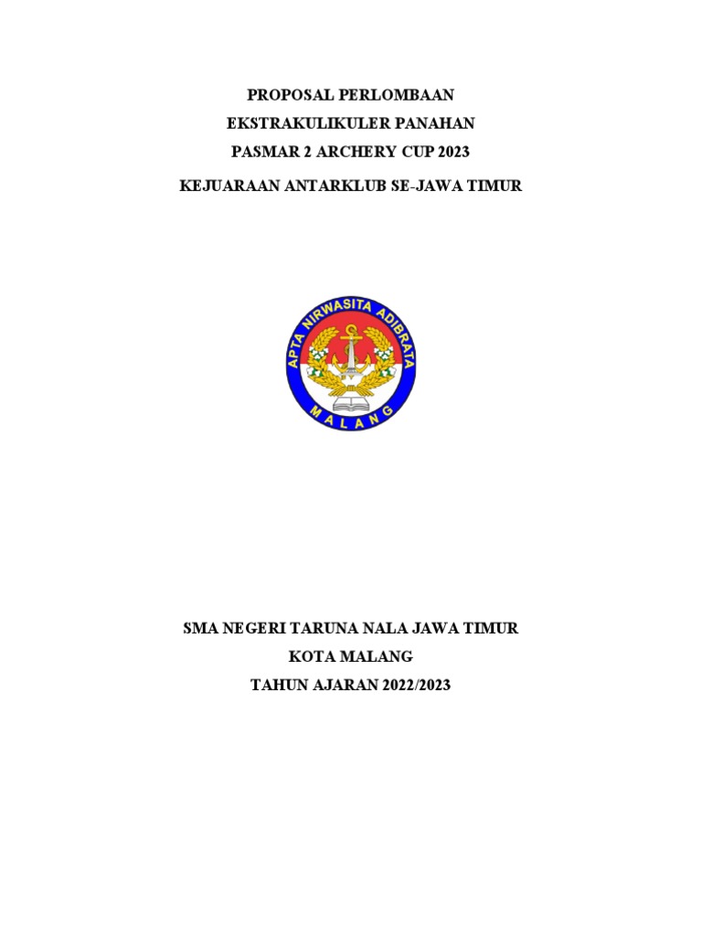 Logo Pasmar 2 Archery Cup 2023 | PDF