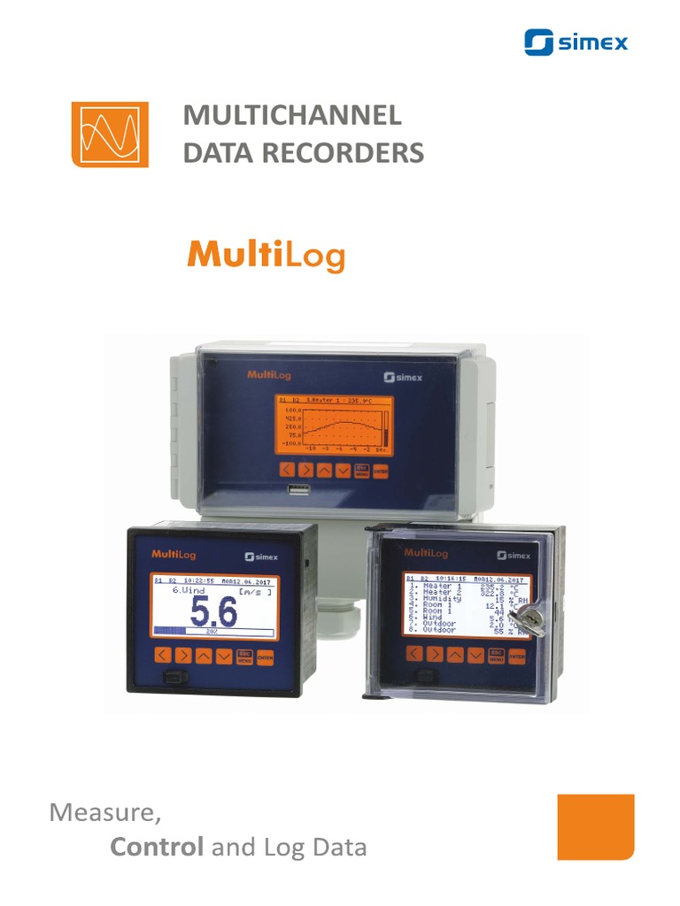 Simex MultiLog | PDF | Usb | Usb Flash Drive