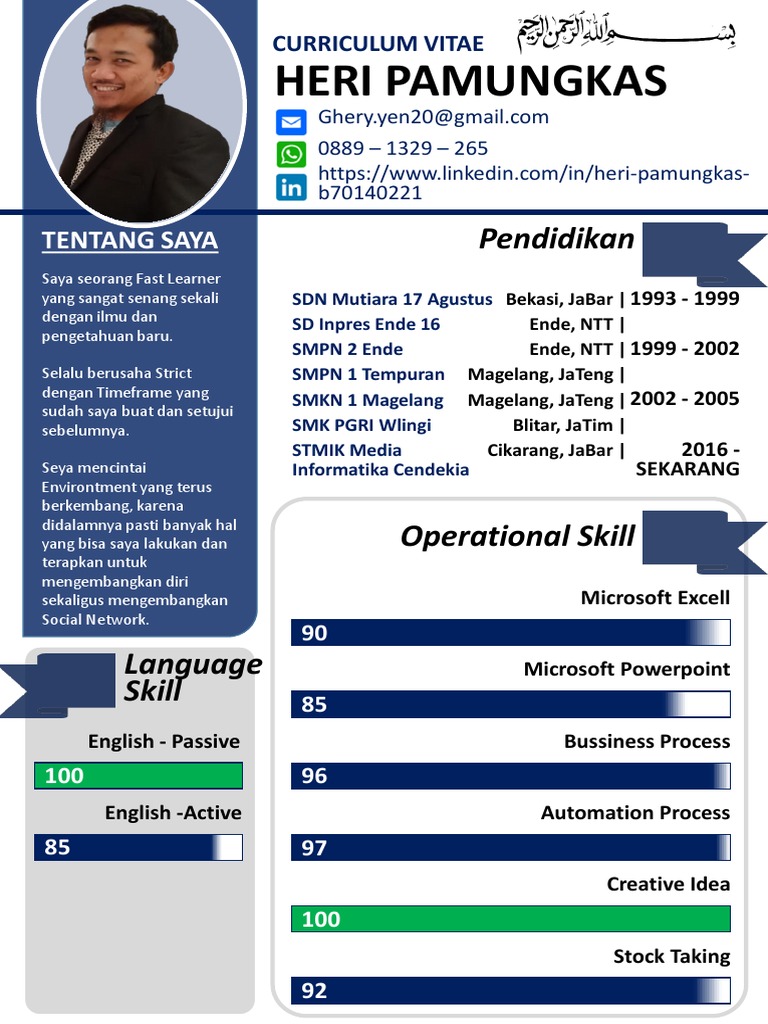 Curriculum Vitae - Heri Pamungkas - Update Y220812 | PDF