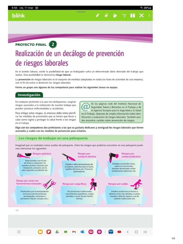 Prevención Riesgos Laborales | PDF