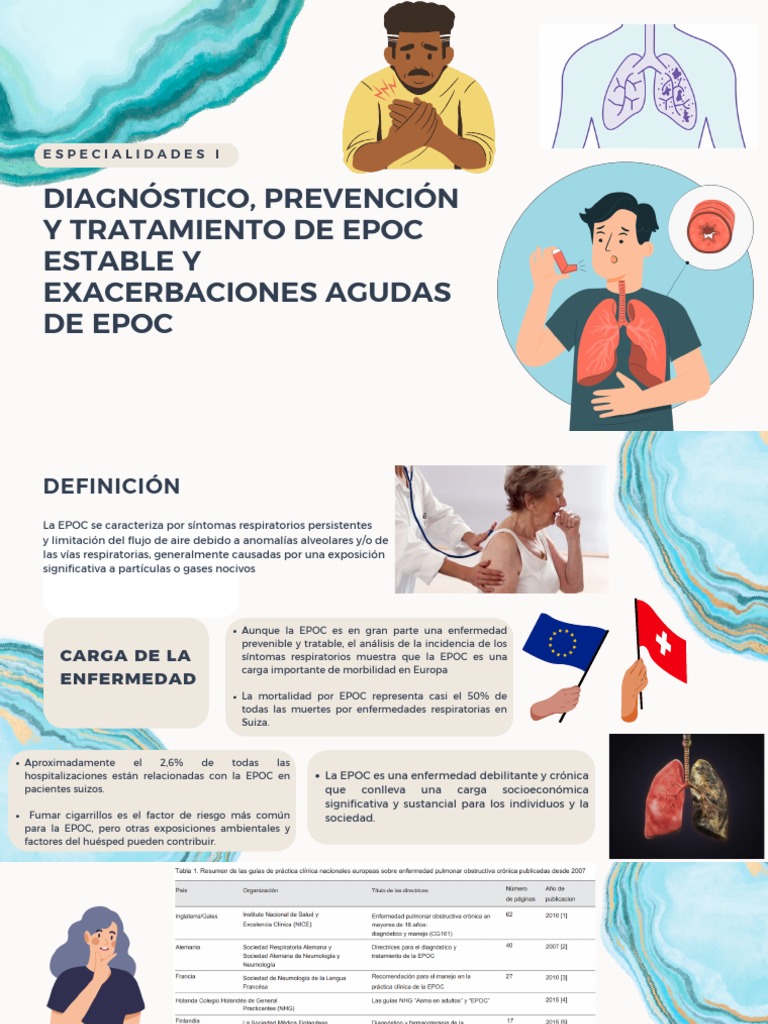 Diagnóstico, Prevención y Tratamiento de EPOC Estable y Exacerbaciones ...