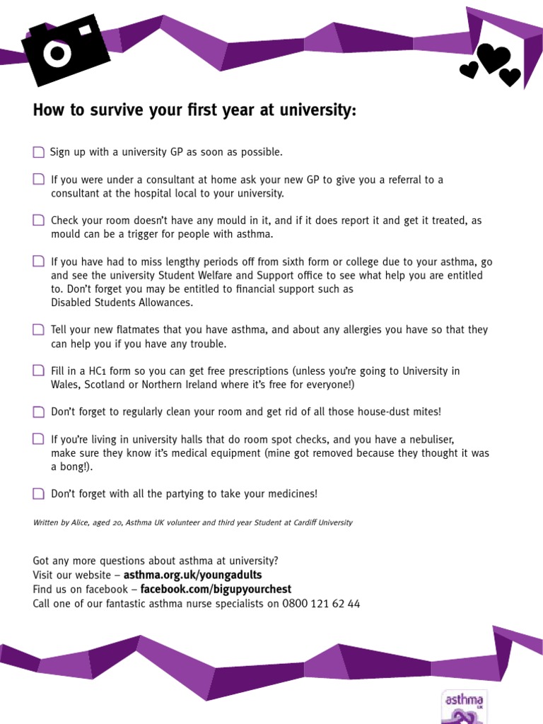 How To Survive Your First Year at University | PDF | Wellness