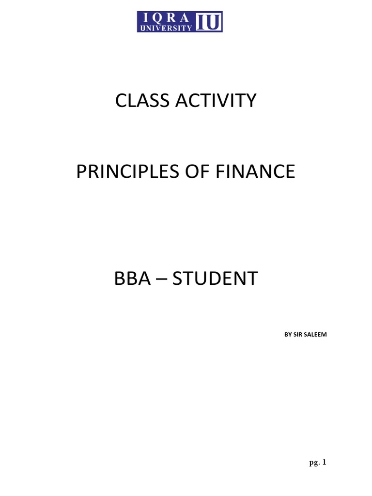 Class Activity - Stock Valuation | PDF | Stocks | Dividend