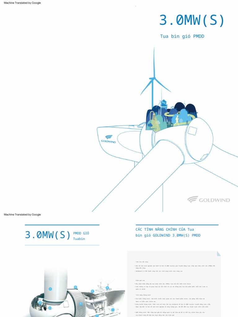 Goldwind Americas - Goldwind 3.0MW (S) Brochure (2017) | PDF