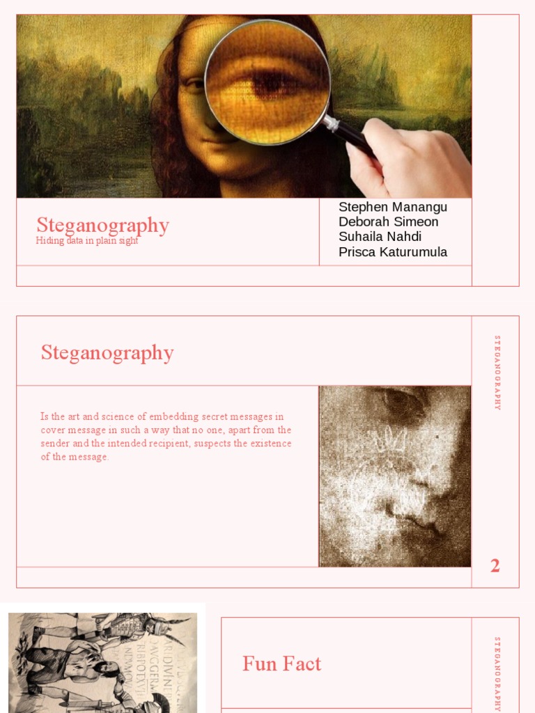 Steganography | PDF | Cryptography | Security Technology