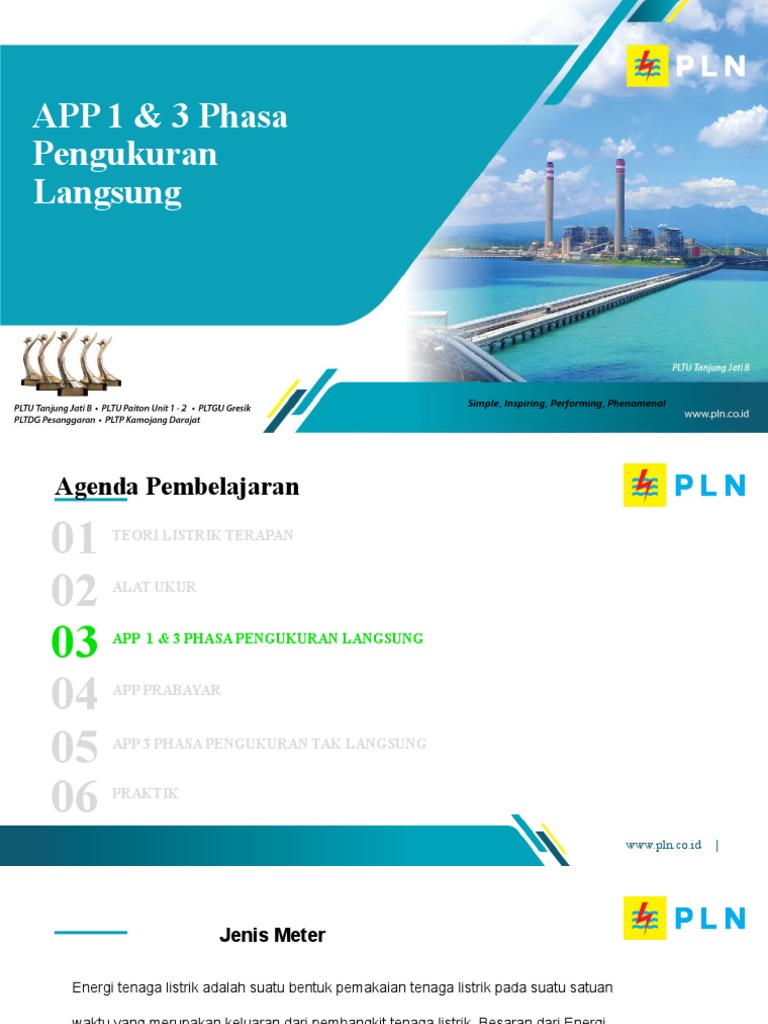 APP 1 Phasa Dan 3 Phasa Pengukuran Langsung | PDF