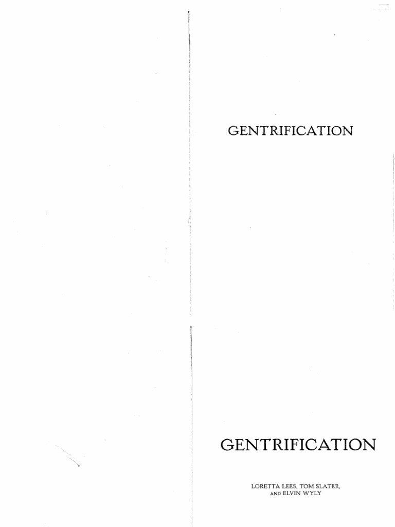 Loretta Lees Tom Slater Elvin Wyly-Gentrification - Routledge2007 | PDF ...